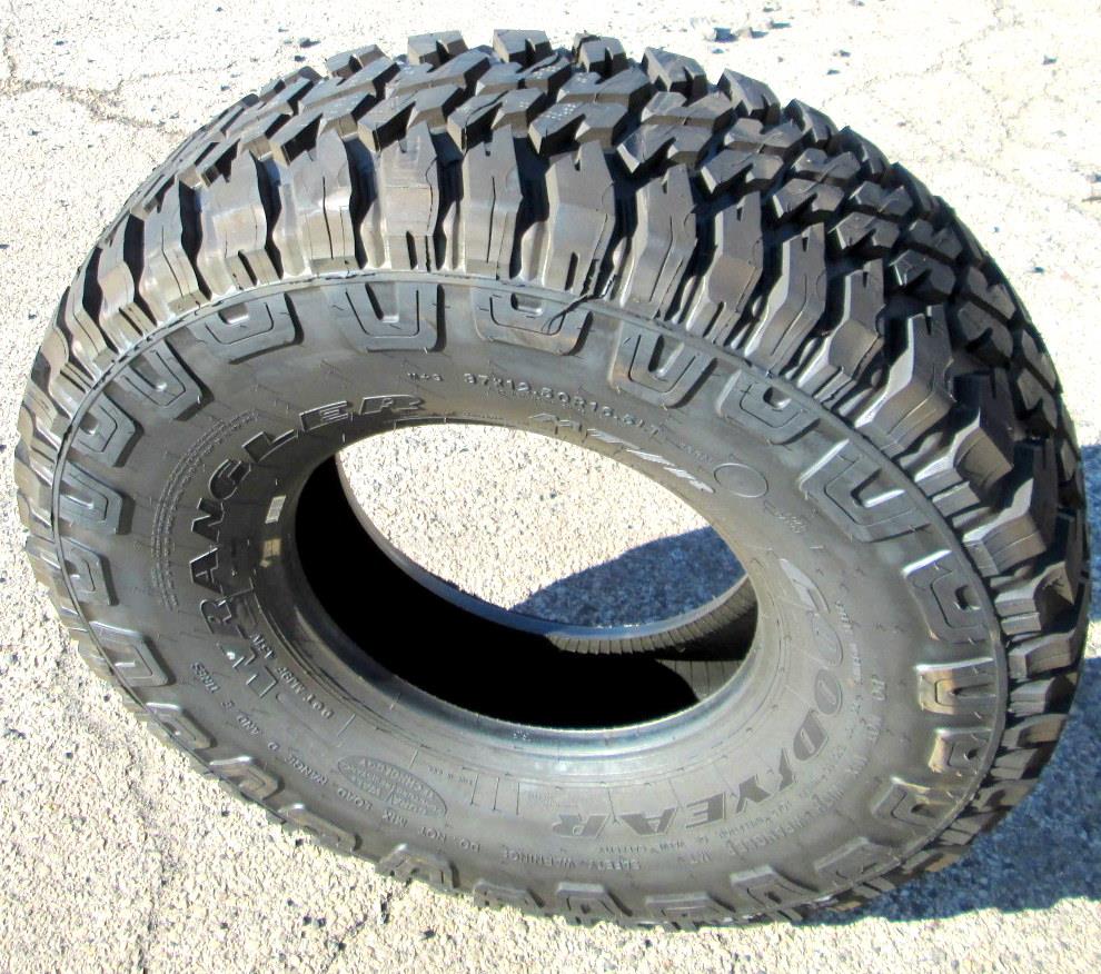 Goodyear Wrangler MT/R 37x12.50R16.5LT Radial Tire 100% Tread HMMWV